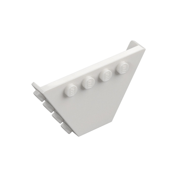 LEGO White Trapezoid Tipper End without Pins (30022) | Brick Owl - LEGO ...