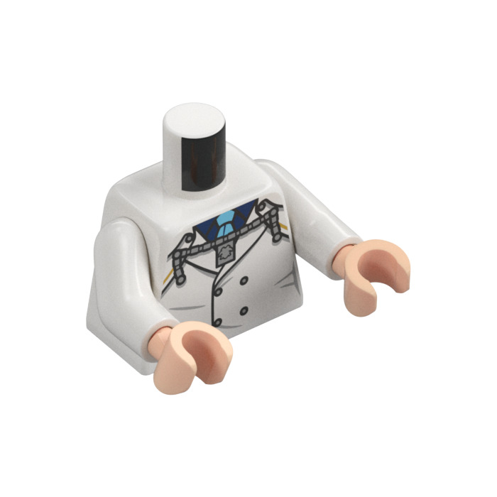 LEGO White Vice Admiral Garp Minifig Torso (973) | Brick Owl - LEGO ...