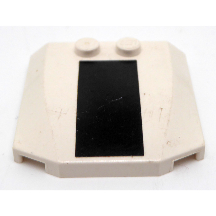 LEGO Wedge 4 x 4 Curved with Thick Black Stipe Sticker (45677) | Brick ...