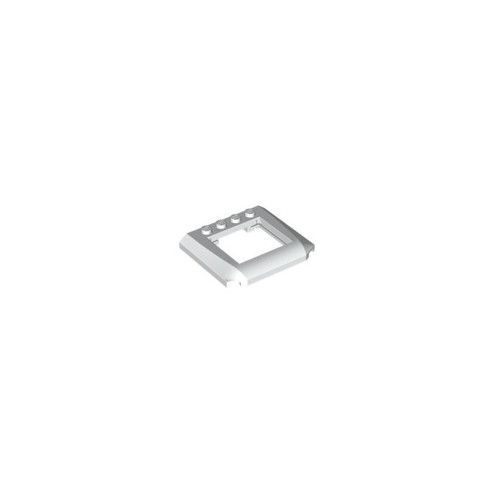 LEGO White Wedge 6 x 6 Curved with Window Cutout (4652) | Brick Owl
