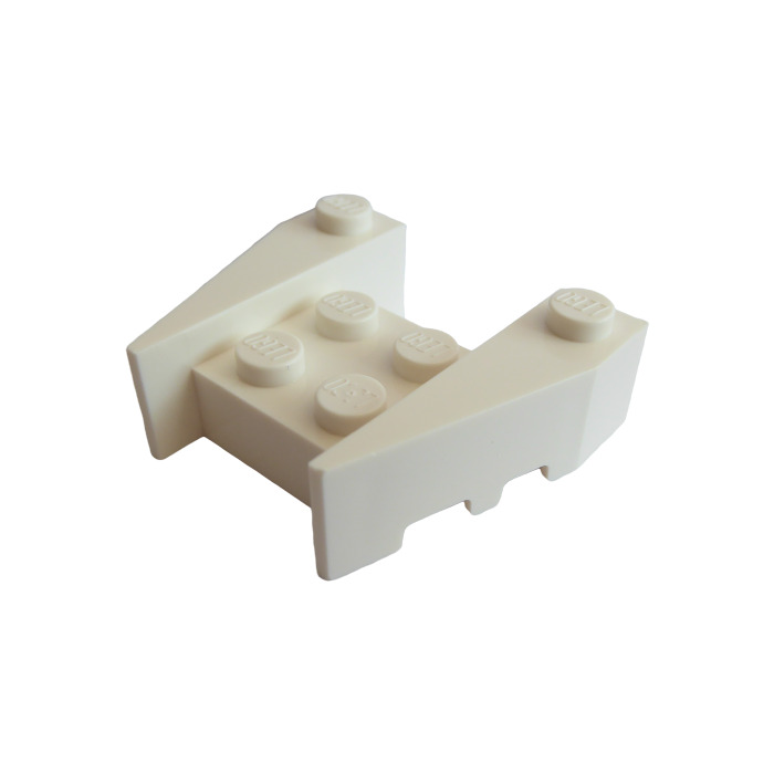 LEGO White Wedge Brick 3 x 4 with Stud Notches (50373) | Brick Owl ...