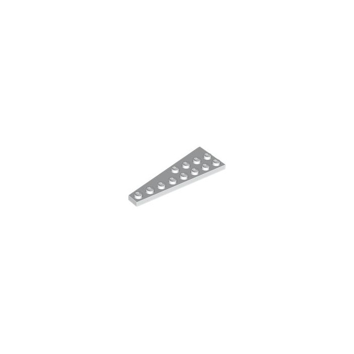 LEGO White Wedge Plate 3 x 8 Wing Right (3545 / 118743) | Brick Owl