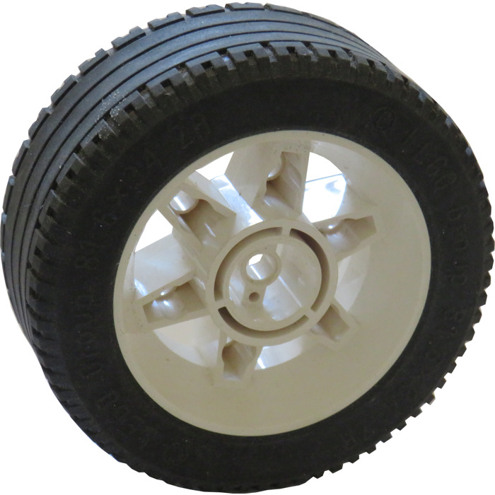 LEGO White Wheel 81.6 x 34 ZR for Large Wheel Hub with Tyre 81.6 x 34 ...