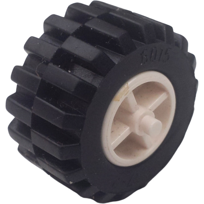 LEGO Wheel Centre Wide with Stub Axles with Tire 21mm D. x 12mm ...