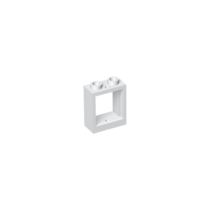 LEGO White Window Frame 1 x 2 x 2 (60592 / 79128) | Brick Owl - LEGO ...