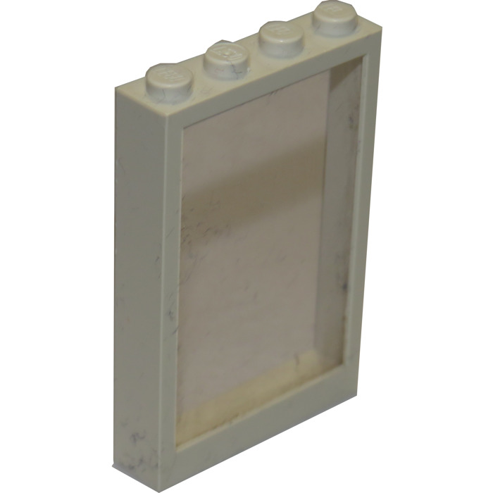 LEGO White Window Frame 1 x 4 x 5 with Fixed Glass | Brick Owl - LEGO ...