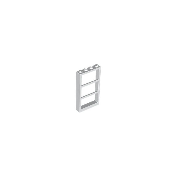 LEGO White Window Frame 1 x 4 x 6 with Three Panes (46523 / 57894 ...