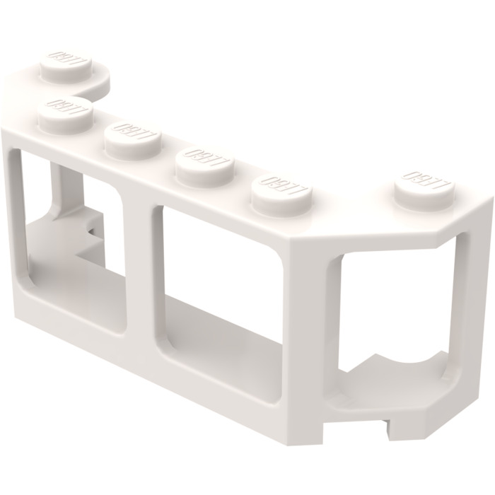 LEGO White Window Frame 2 x 6 x 2 (Train) (17454 / 42506) | Brick Owl ...