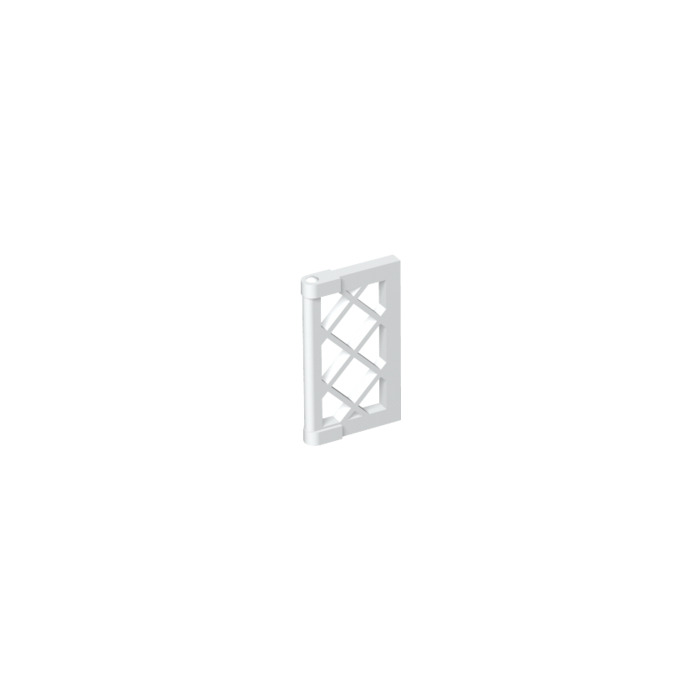 LEGO White Window Pane 1 x 2 x 3 Lattice (Reinforced) (60607) | Brick ...