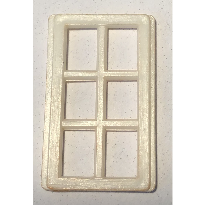 LEGO Window with 6 Panes for Slotted Bricks | Brick Owl - LEGO Marketplace