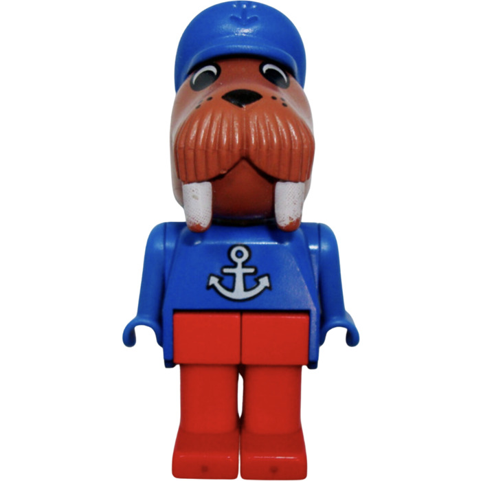 LEGO Wilfred Walrus with Anchor Top Fabuland Figure | Brick Owl - LEGO ...