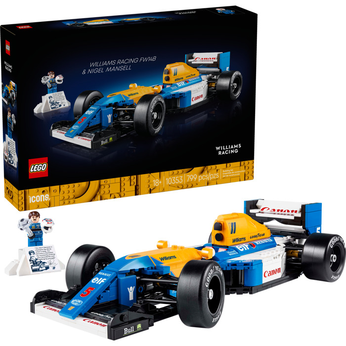 LEGO Williams Racing FW14B & Nigel Mansell Set 10353 | Brick Owl - LEGO ...