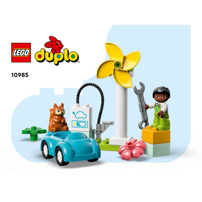 LEGO Wind Turbine and Electric Car Set 10985 Instructions | Brick Owl ...