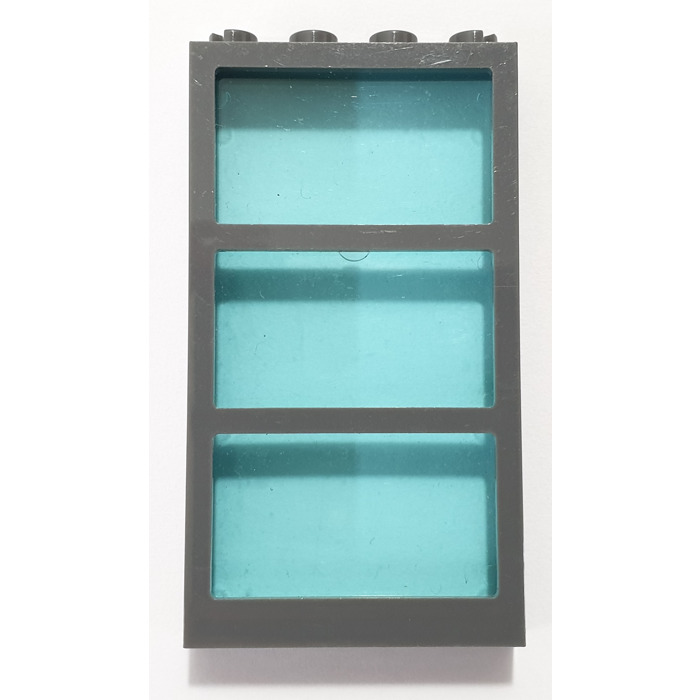 LEGO Window 1 x 4 x 6 Frame with Transparent Light Blue Glass | Brick ...