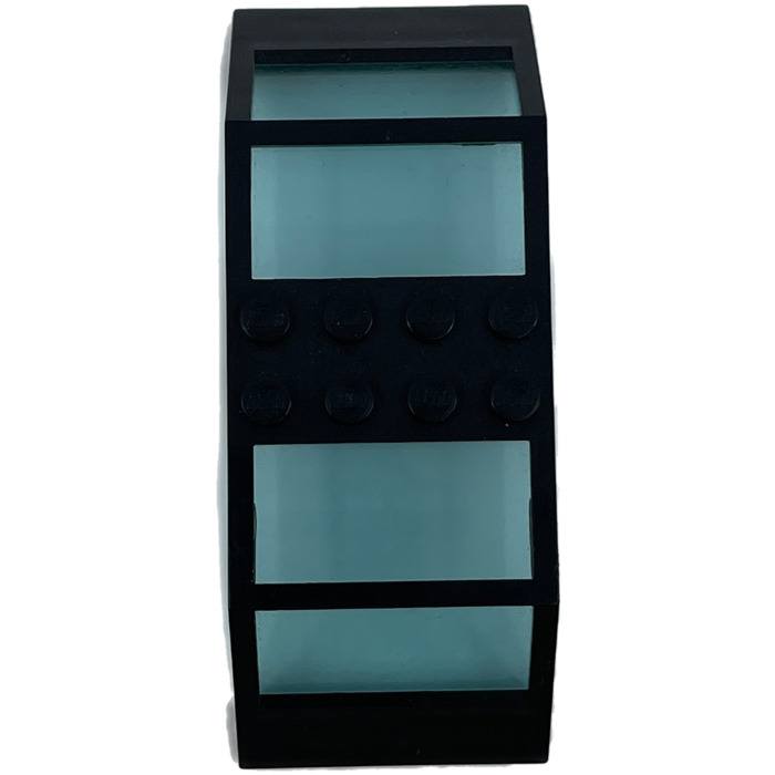 LEGO Window 10 x 4 x 2 with Sloped Ends and Transparent Light Blue ...