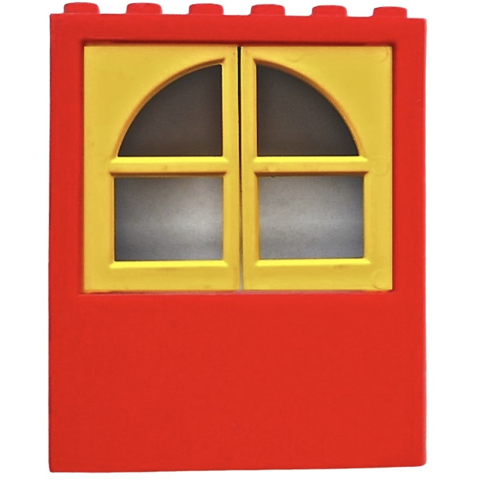 LEGO Window 2 x 6 x 6 with Yellow Window Panes (6236) | Brick Owl ...