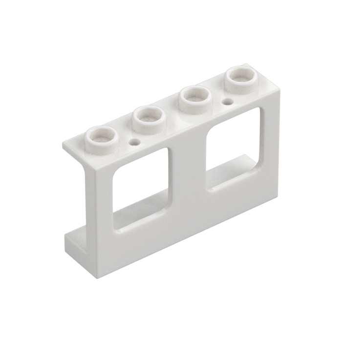 LEGO Window Frame 1 x 4 x 2 (Plane) with Hollow Studs (61345) | Brick ...