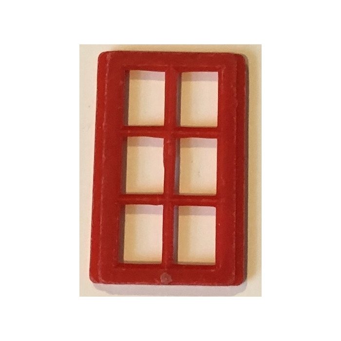 LEGO Window with 6 Panes for Slotted Bricks | Brick Owl - LEGO Marketplace