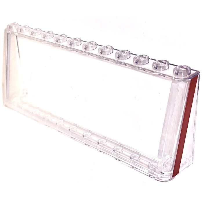 LEGO Windscreen 2 x 12 x 4 with Dark red Frame on both sides Sticker ...