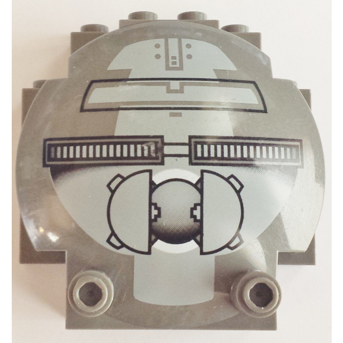 LEGO Windscreen 3 x 6 x 5 Canopy with Sith Infiltrator 7151 Pattern ...