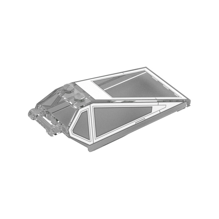 LEGO Windscreen 4 x 8 x 2 with Handle with U-wing Starfighter Cockpit ...
