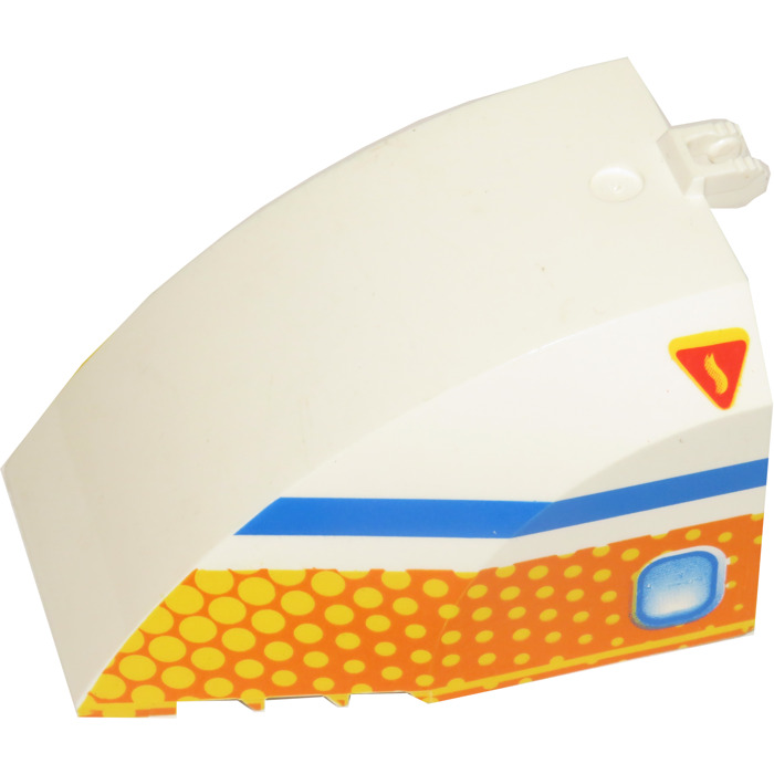 LEGO Windscreen 6 x 8 x 4 with Hinge with Aircraft Window (42602 ...