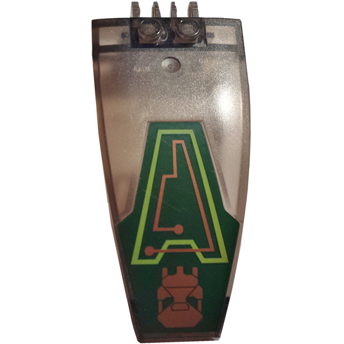 LEGO Windscreen 8 x 4 x 2 with Hinge Locking with Exo-Force Circuitry ...