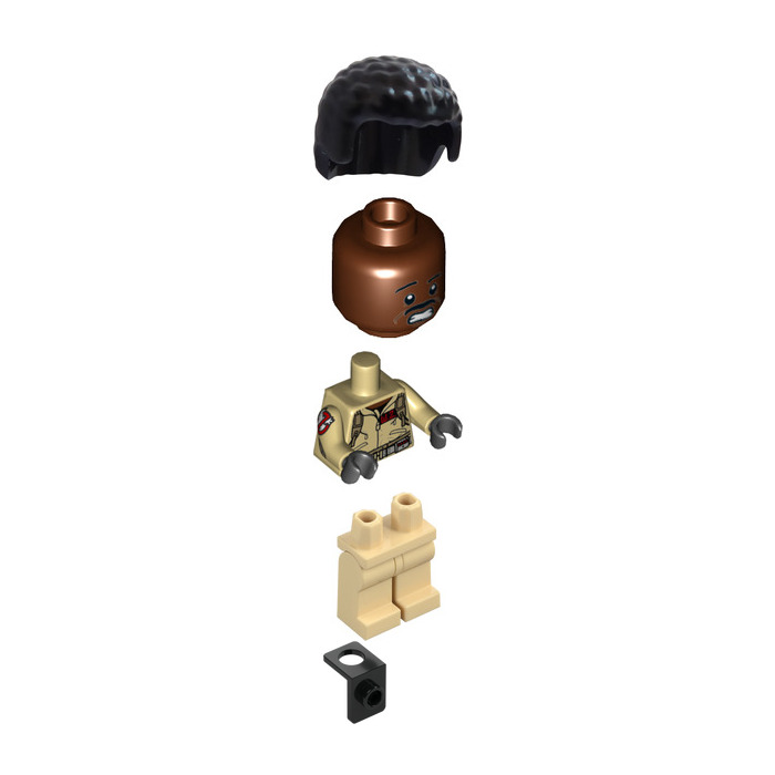 LEGO Winston Zeddemore with Printed Arms and Neck Bracket Minifigure ...