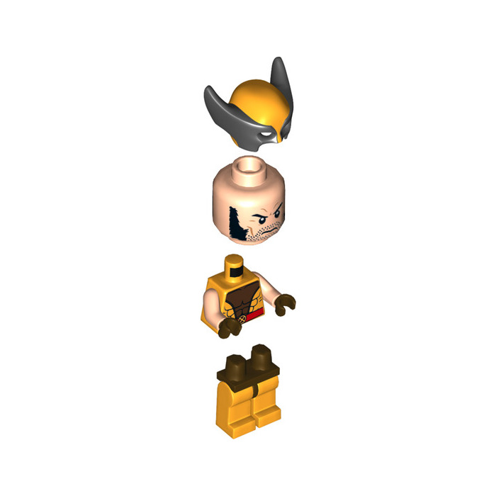 LEGO Wolverine with Dark Brown Hands Minifigure | Brick Owl - LEGO ...