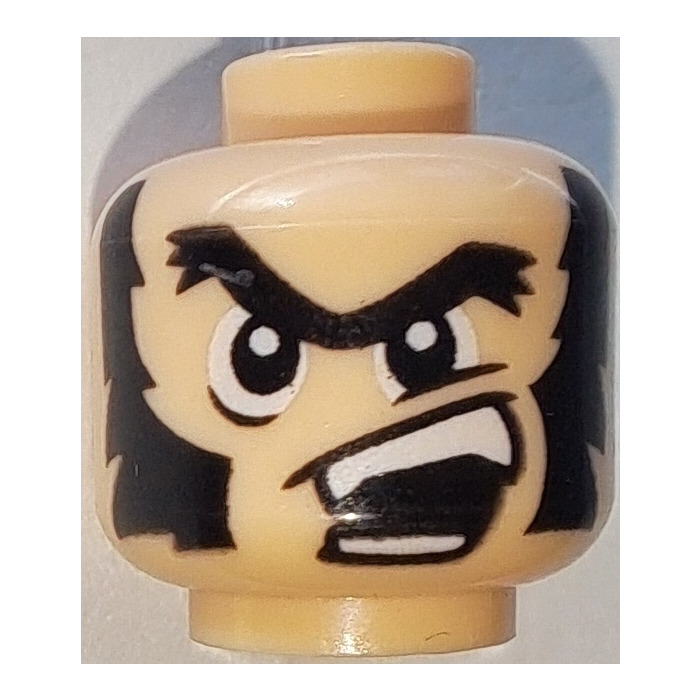 LEGO Wolverine with Short Legs Minifigure Head (3626 / 29207) | Brick Owl