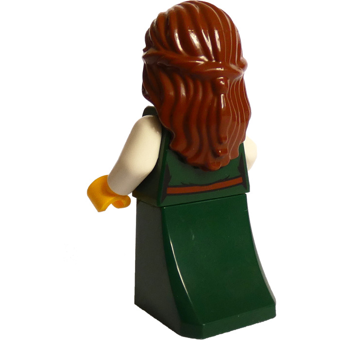 LEGO Woman - Dark Green Dress Minifigure | Brick Owl