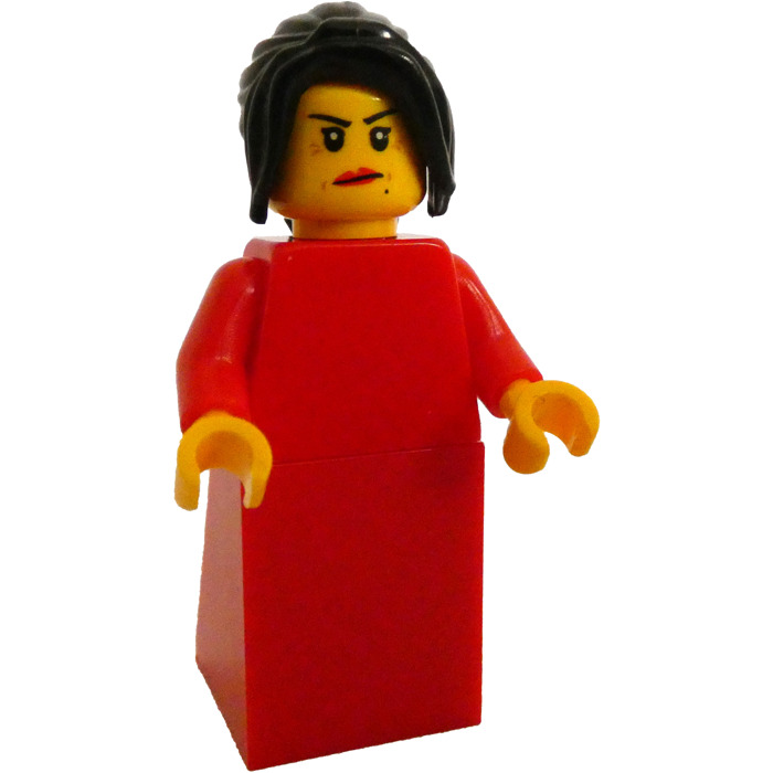 LEGO Woman in Red Dress Minifigure | Brick Owl - LEGO Marketplace