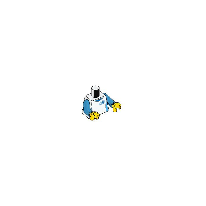 LEGO Woman in White Top Minifig Torso (973 / 76382) | Brick Owl - LEGO ...