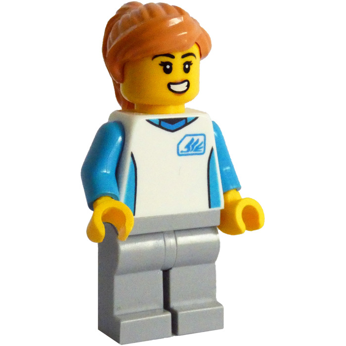 LEGO Woman in White Top Minifigure | Brick Owl - LEGO Marketplace