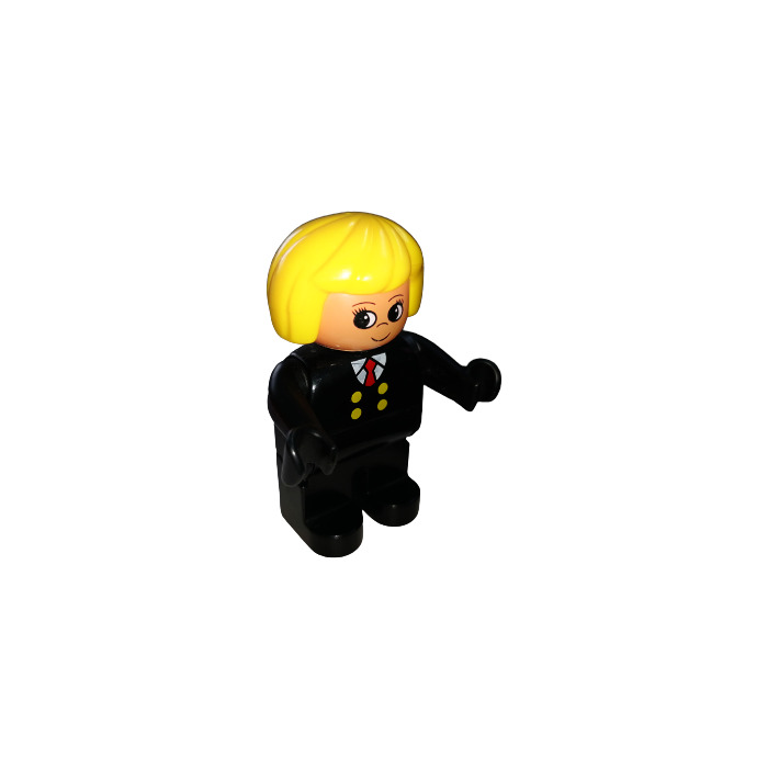 LEGO Woman with Black Suit Duplo Figure | Brick Owl