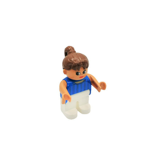 LEGO Woman with Blue Striped Top Duplo Figure | Brick Owl - LEGO ...