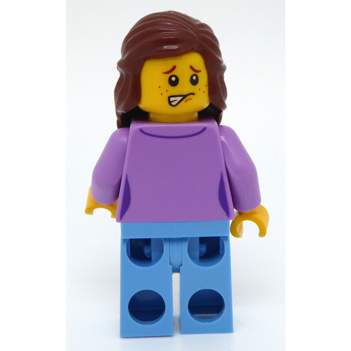 LEGO Woman with Medium Lavender Jacket Minifigure | Brick Owl - LEGO ...