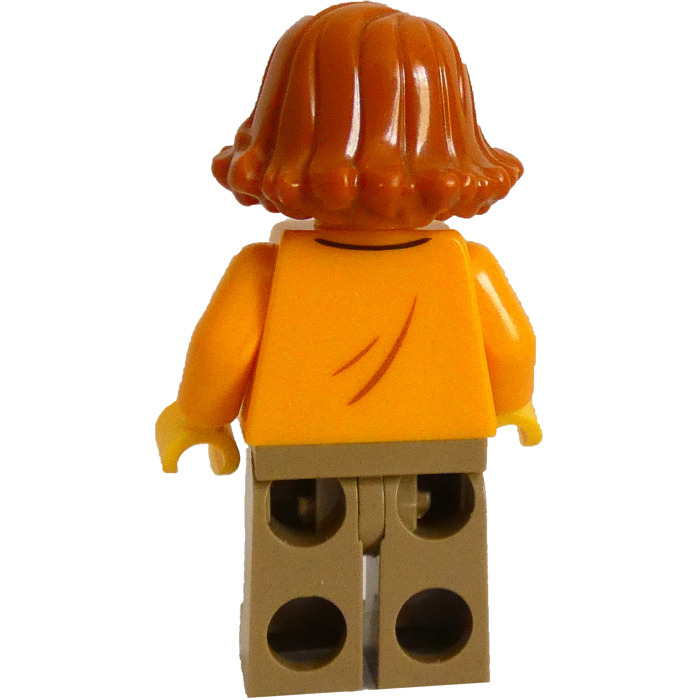 LEGO Woman with Orange Jacket Minifigure | Brick Owl - LEGO Marketplace