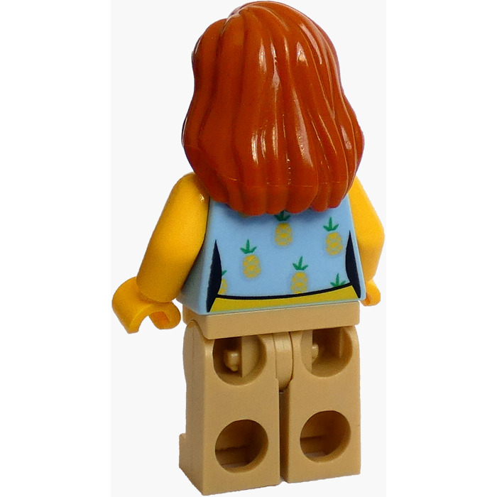 LEGO Woman with Pineapple Top and Tan Legs Minifigure | Brick Owl