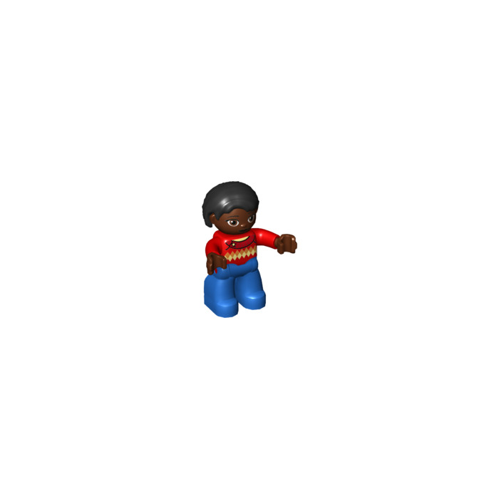 LEGO Woman with Red Jumper and Blue Legs Duplo Figure | Brick Owl