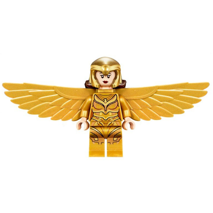 LEGO Wonder Woman with Gold Suit and Wings Minifigure | Brick Owl ...