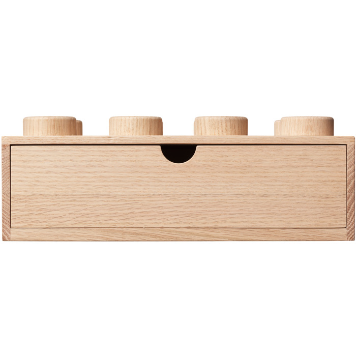LEGO Wooden Desk Drawer 8 Light Oak (5007111) | Brick Owl - LEGO ...