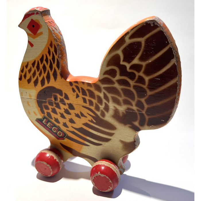 LEGO Wooden Pull-Along Chicken | Brick Owl - LEGO Marketplace