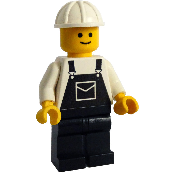 LEGO Worker with Overalls Minifigure | Brick Owl - LEGO Marketplace