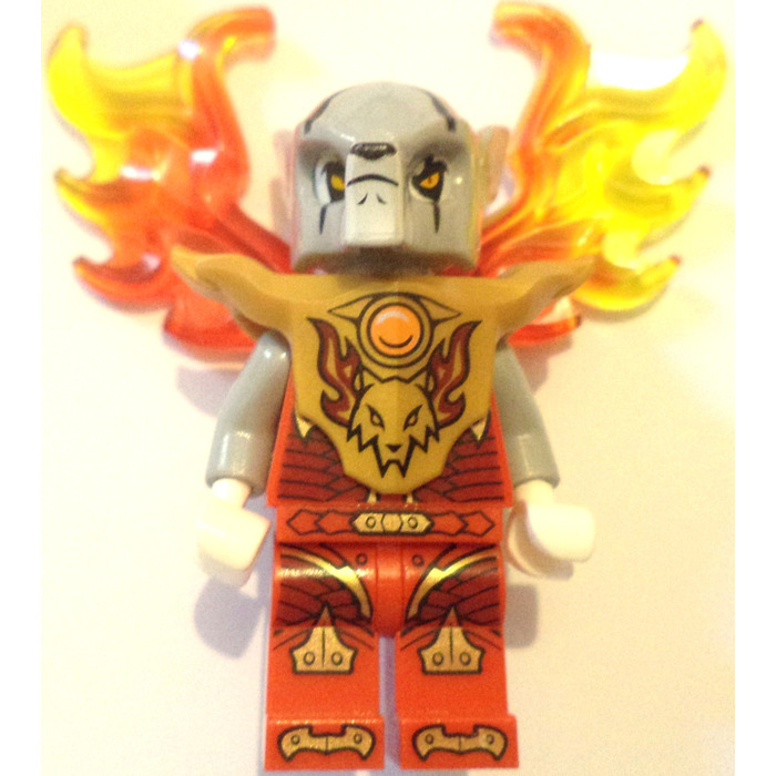 LEGO Worriz with Gold Armor and Fire Wings Minifigure | Brick Owl