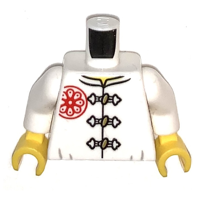 LEGO Wu Teen in White Training Gi Minifig Torso (973) | Brick Owl ...