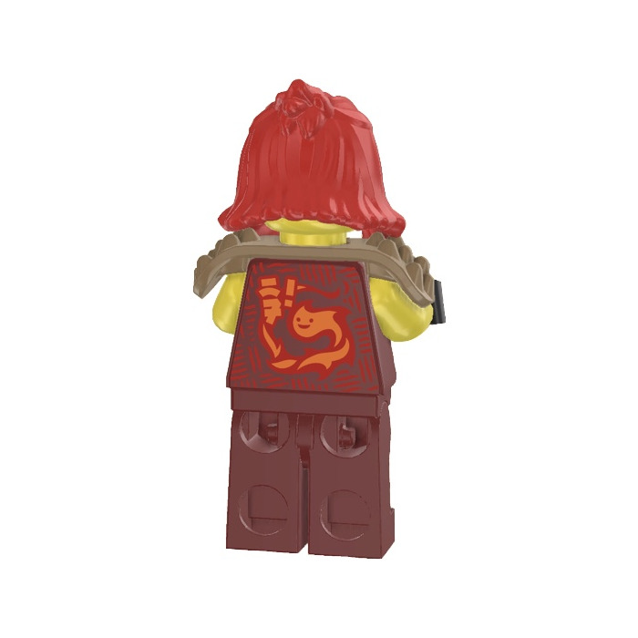 LEGO Wyldfyre with Dark Red Tunic with Shoulder Armor Minifigure ...