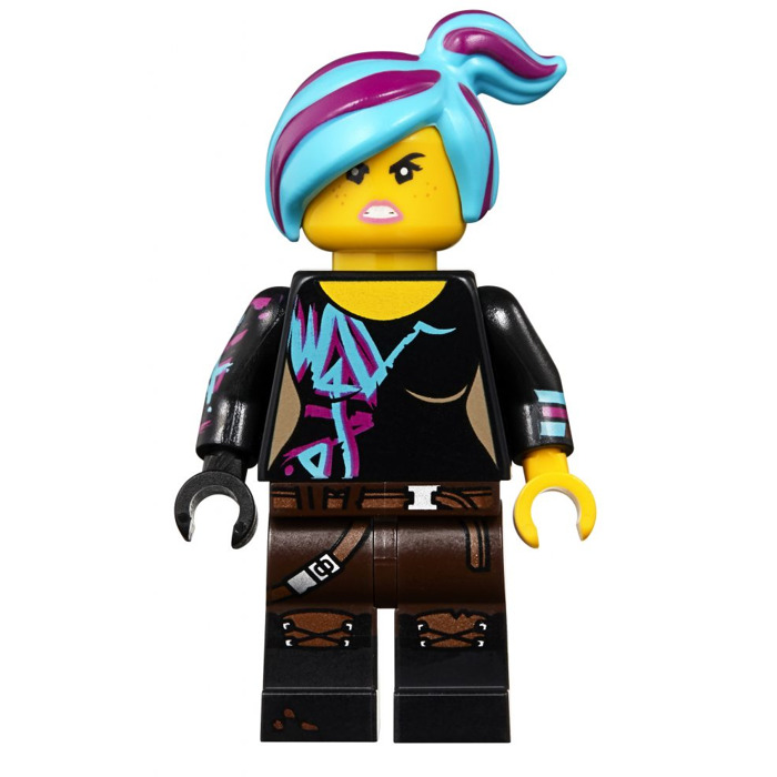 LEGO Wyldstyle with Azure Hair (Smile / Angry) Minifigure | Brick Owl ...