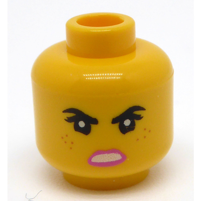 LEGO Wyldstyle with Folded Hood (Open Mouth) Minifigure Head (3626 / ...