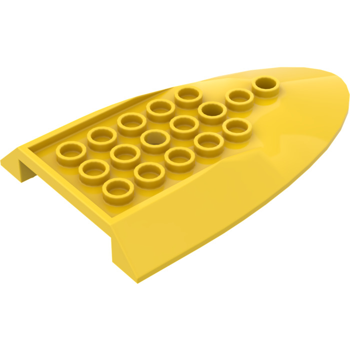 LEGO Yellow Airplane Bottom 6 x 10 x 1 (87611) | Brick Owl - LEGO ...